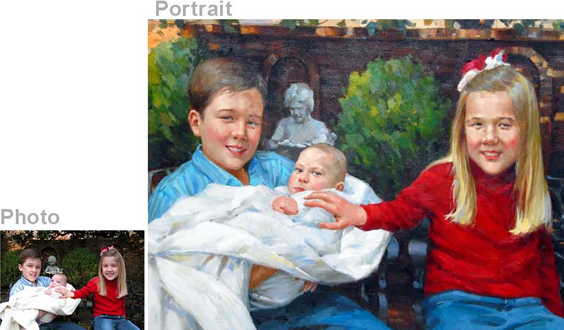 Family Portrait Gallery - Original Oil Portraits